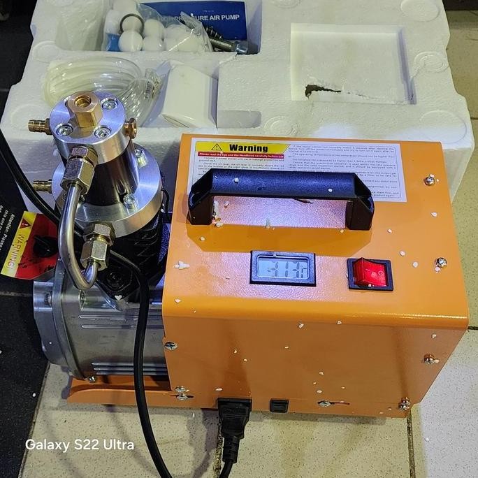 Jual siap kirim kompresor pcp 6000 psi portable high pressure ...