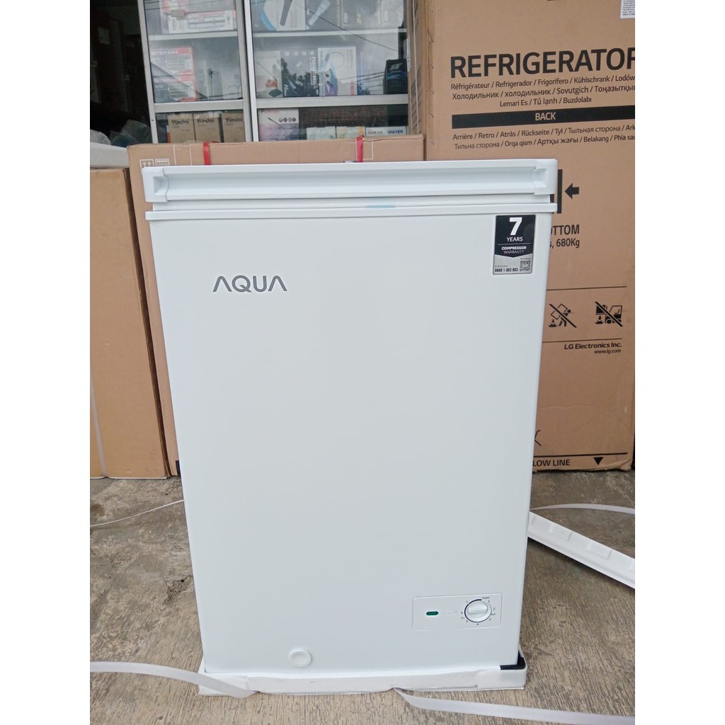 Jual Aqua Chest Freezer AQF-120MC/Freezer Box | Shopee Indonesia