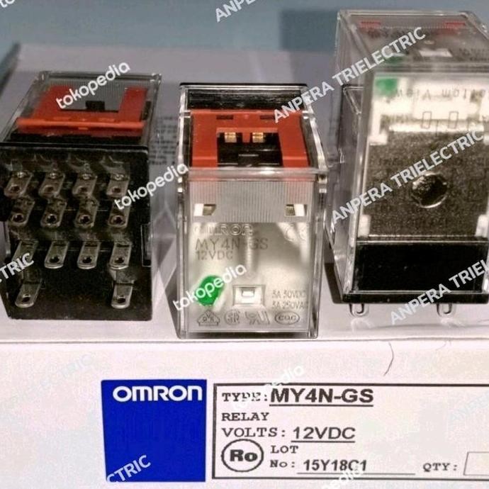 Jual Relay Omron My4N-Gs 12 Vdc 14Pin/Kaki My4N 12Vdc Relay Omron 14 Kaki Promo | Shopee Indonesia
