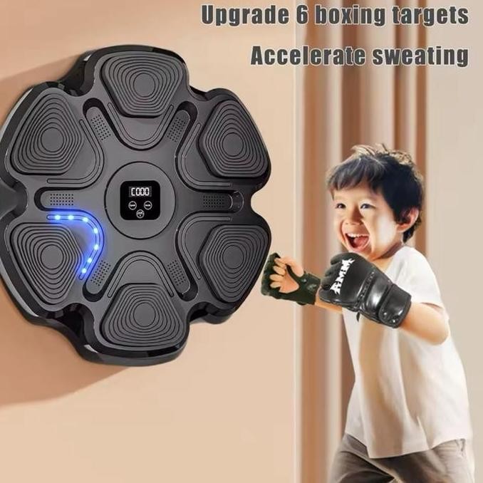 Jual MESIN TINJU MUSIC HIT BOX 6 BUTTON PUNCH BAG BOXING TARGET MACHINE ...