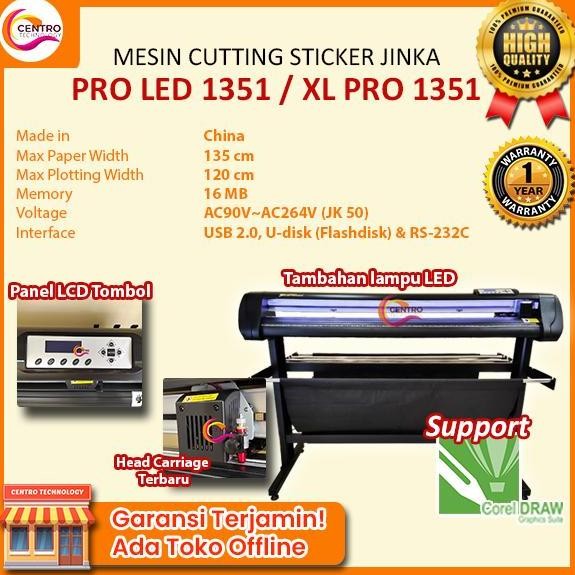 Jual Murah Mesin Cutting Sticker Pro Led / Xl Pro Led 1351 Software ...
