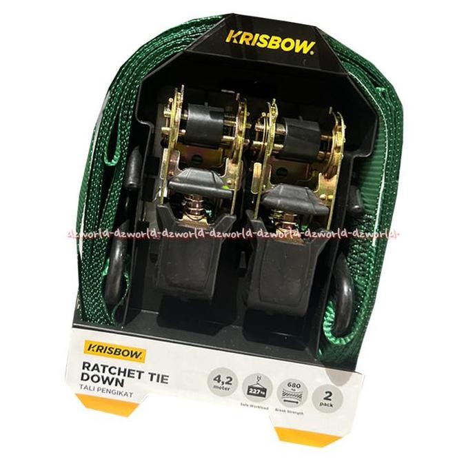 Jual Krisbow Ratchet Tie Down 4.2Meter Alat Pengikat Tali Barang Lebih ...