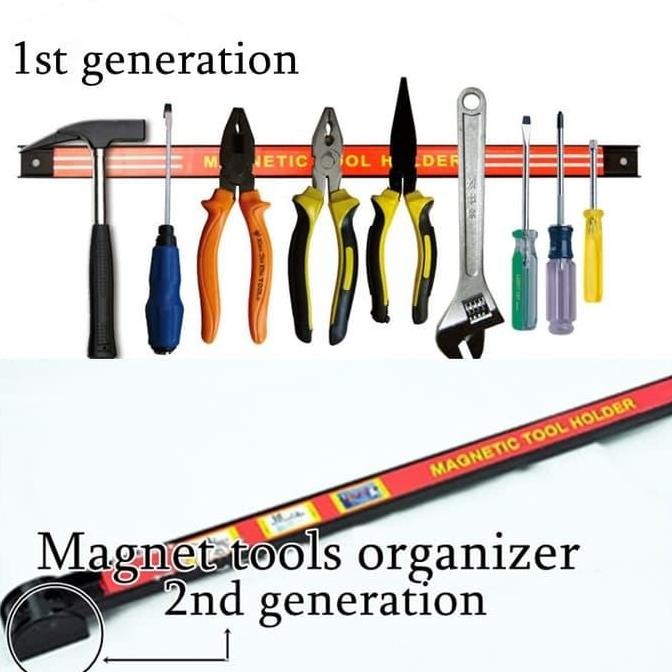 Jual 2nd Generation Magnetic Bar Tool Organizer 24" Tongkat Magnet ...