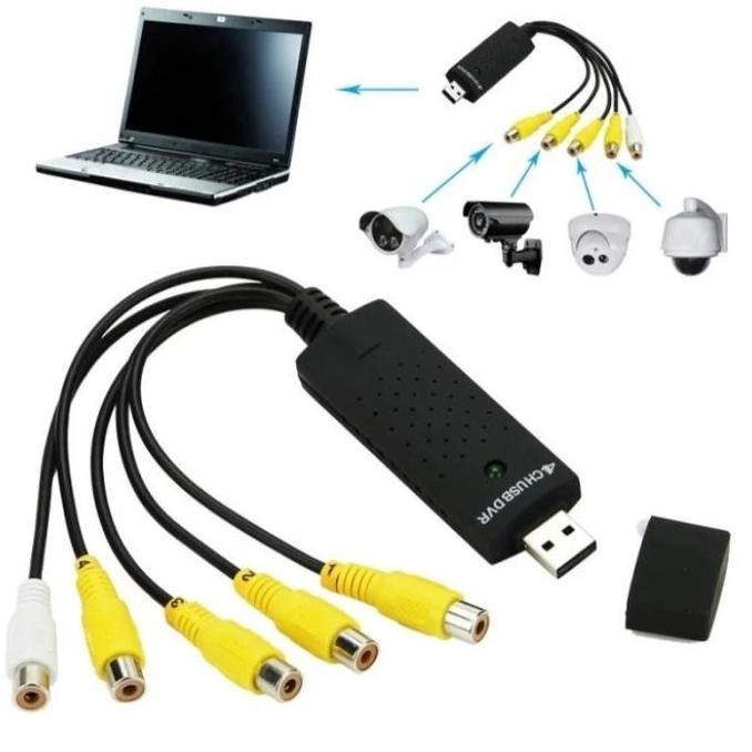 Jual Easycap, Easy Cap, 4 Channel, Usb Dvr Capture Co | Shopee Indonesia