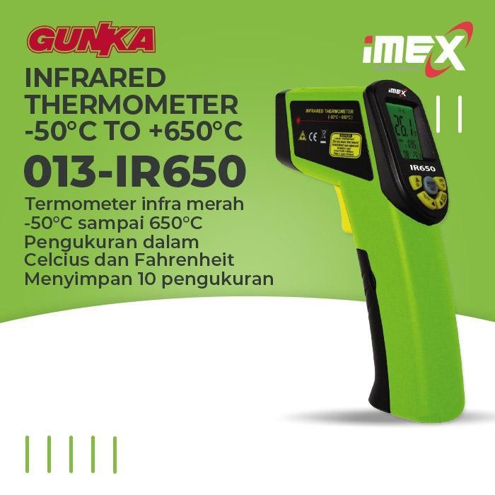 Jual TERLARIS! Infrared Thermometer (+650C) iMEX IR650 Thermometer ...