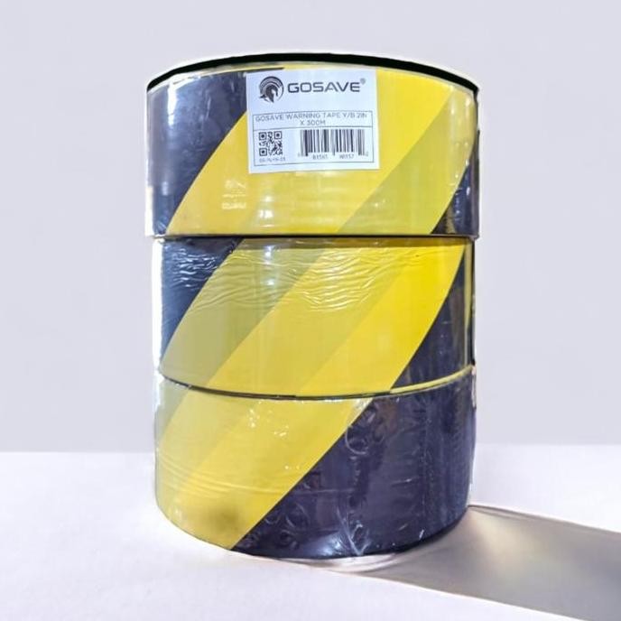 Jual tersedia police line kuning hitam 2 inch x 300 meter garis polisi ...