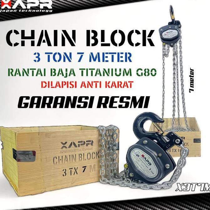 Jual Apr Katrol Chain Block Apr Japan 3Ton 7 Meter Lebih Kuat Dari ...
