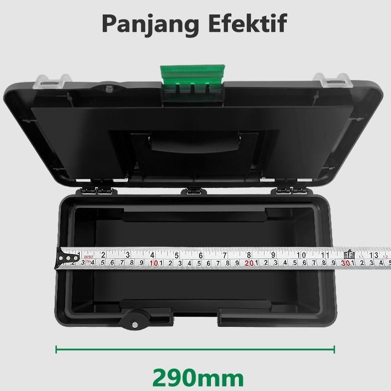Jual ISKU Tool Box 12 inch plastik toolbox mini tool box kotak kunci ...