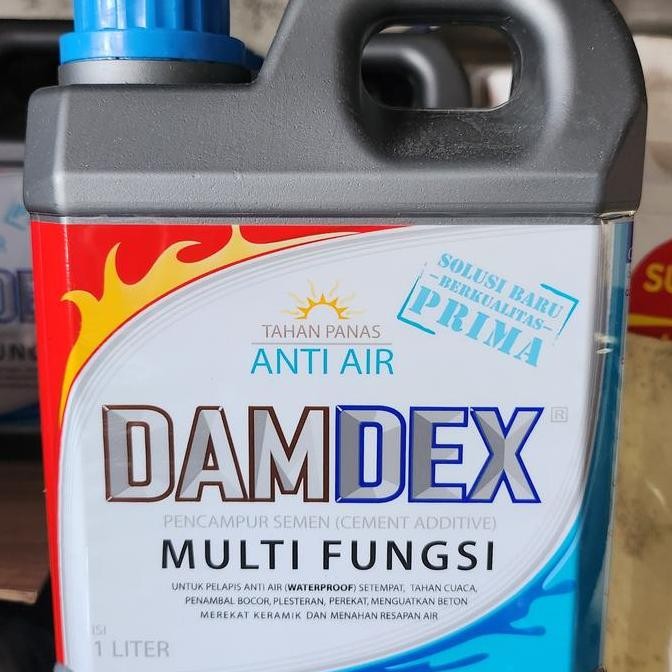 Jual Damdex Pencampur Semen Cement Additive Multifungsi 1 Liter Kaleng ...