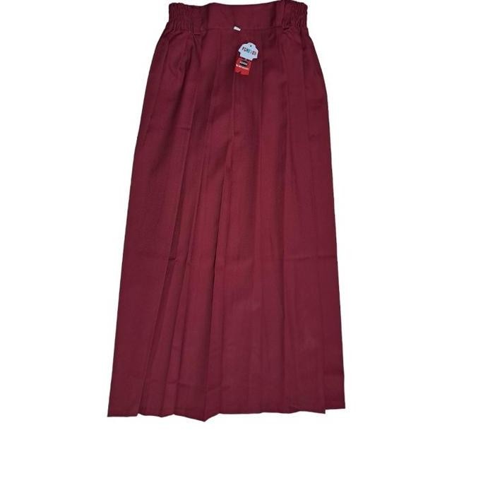 Jual SERAGAM SEKOLAH MERAH PUTIH ANAK SD PEREMPUAN BAJU PANJANG ROK REMPEL PANJANG SETELAN ...