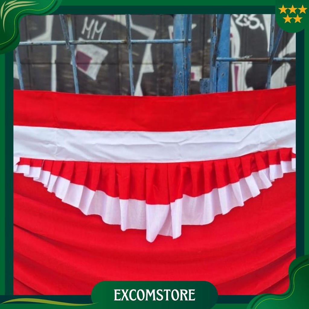Jual Bendera Merah Putih Panjang Bendera Backdrop Merah Putih Bendera ...
