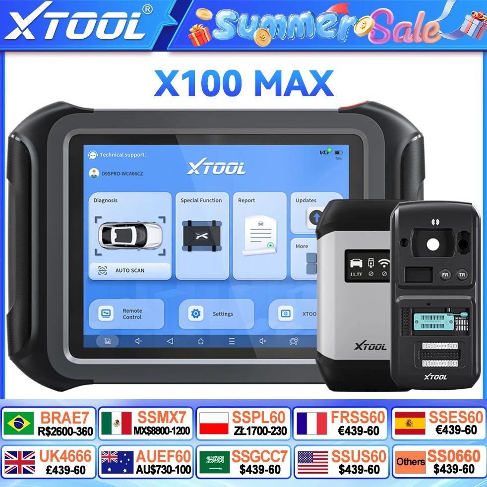 Jual Xtool X100 Max Key Programmer All Key Lost All System Diagnostic ...