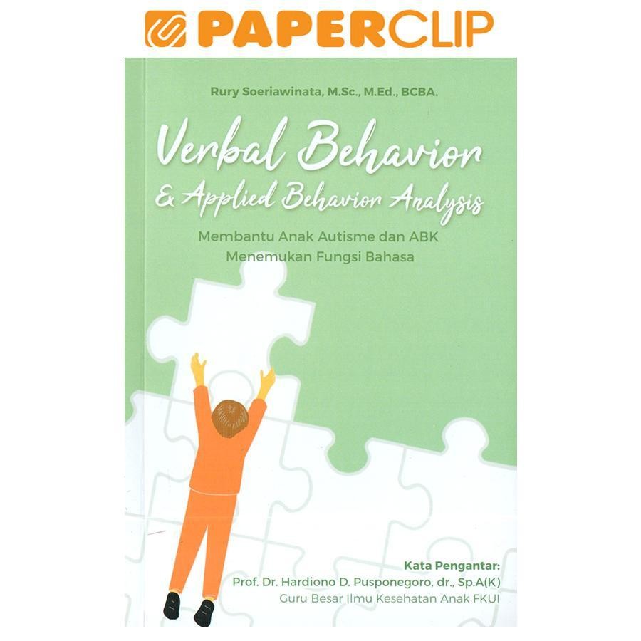 Jual Buku Verbal Behavior & Applied Behavior Analysis Terbaru Best ...