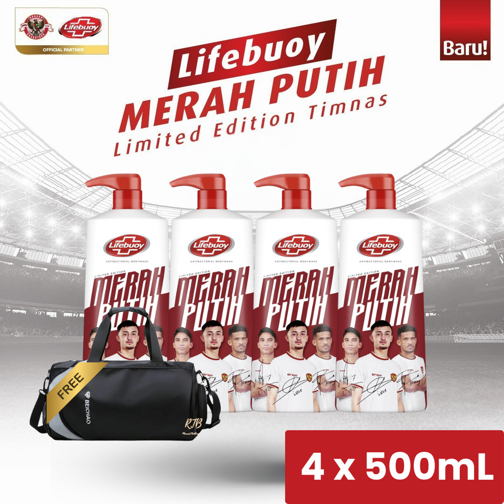 Jual Buy 4 [Spesial TIMNAS] Lifebuoy Merah Putih Limited Edition Sabun ...