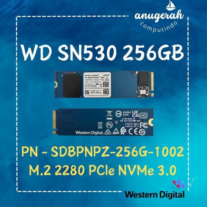 Jual ready SSD WD 256GB WD SN530 256GB NVMe PCIe 3.0 | Shopee Indonesia