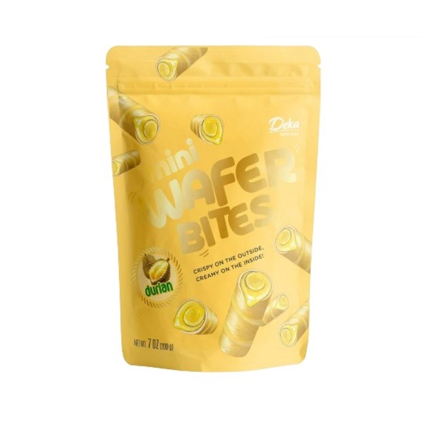 Jual DEKA WAFER ROLL MINI BITES DURIAN 80 GR | Shopee Indonesia