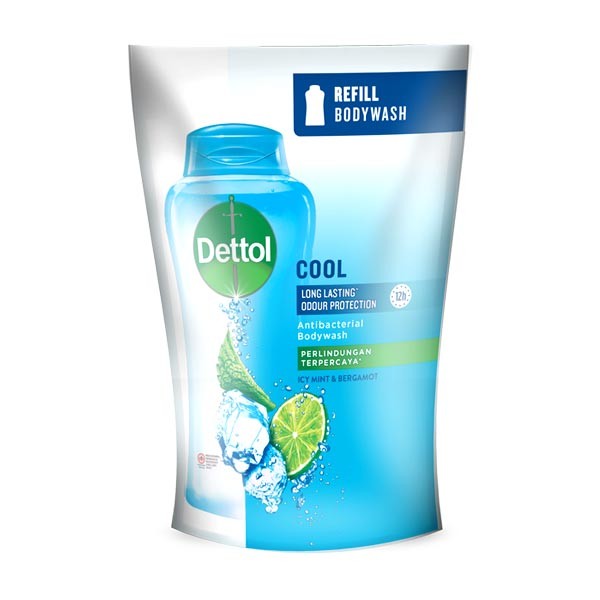 Jual DETTOL BODY WASH COOL POUCH 410 ML | Shopee Indonesia
