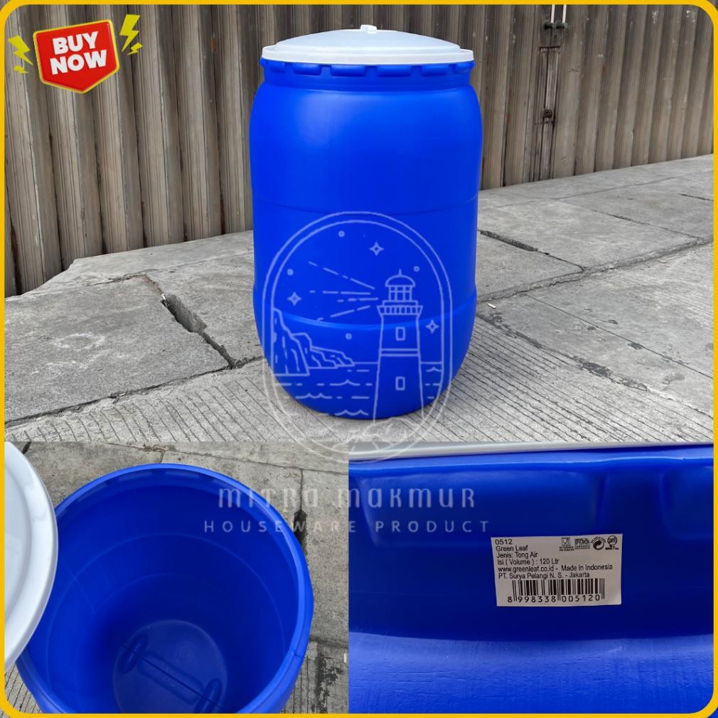 Jual [Kargo] Tong / Gentong Air Green Leaf 120 Liter Penampung Air ...