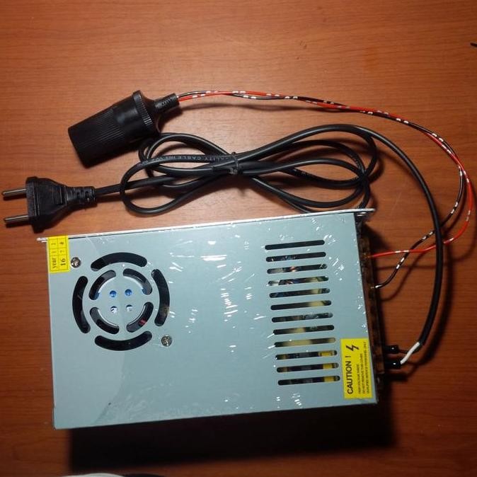 Jual Power Supply Adaptor 220 Volt To 12 Volt 40A Socket Lighter ...