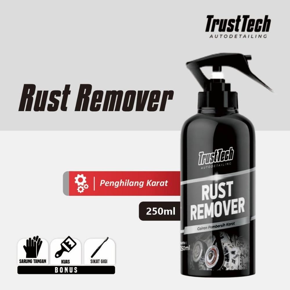 Jual TrustTech Rust Remover Spray Penghilang Karat Dan Anti Karat Pada Motor Besi Dan Stainless ...