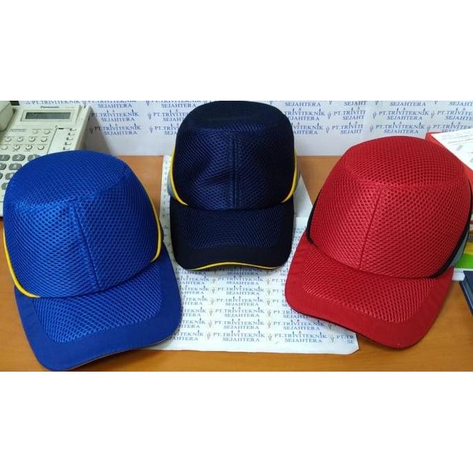 Jual ready topi keamanan keselamatan kerja,bump cap hard hat safety CE ...