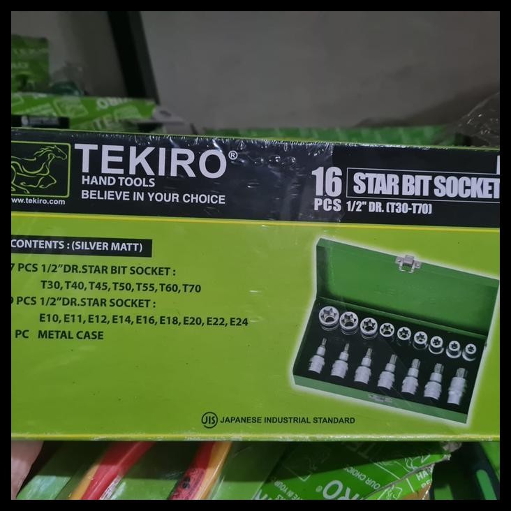 Jual GRATIS ONGKIR TEKIRO STAR SOCKET DAN STAR SOCKET BIT SET SM 16 PCS ...