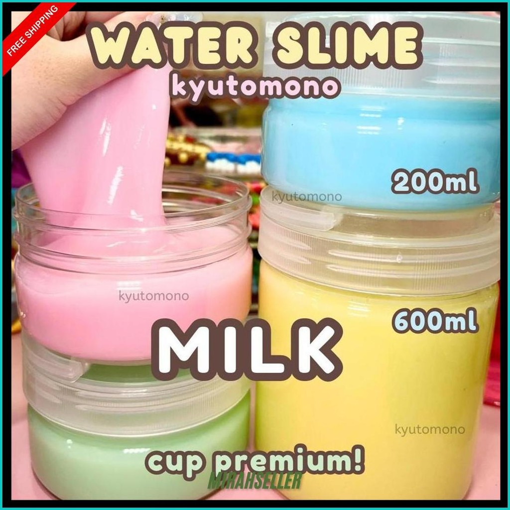 Jual Kyutoslime Water Slime 200Ml Barrel O Slime Kyutomono Clear Slime Millk Slime Original ...