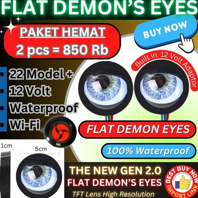 Jual DEMON EYES NARUTO SHARINGAN BILED ANGEL EYE TFT RGB RUNNING LED ...