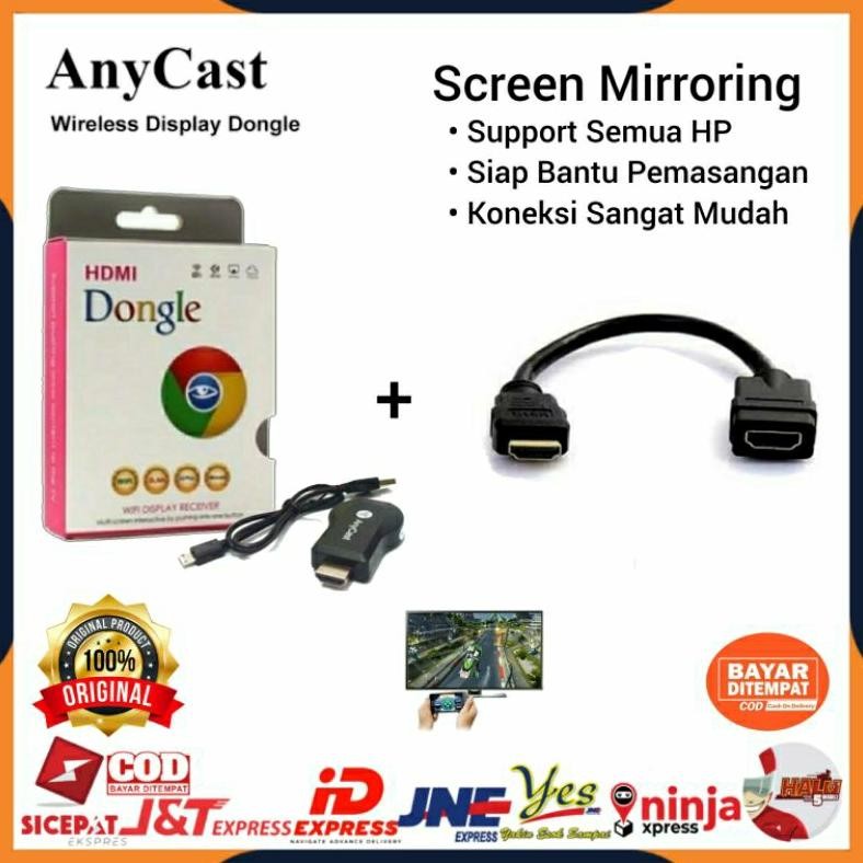 Jual [Cod] Anycast Dongle Wireless Penyambung Hp Ke Tv / Anycash Dongel ...