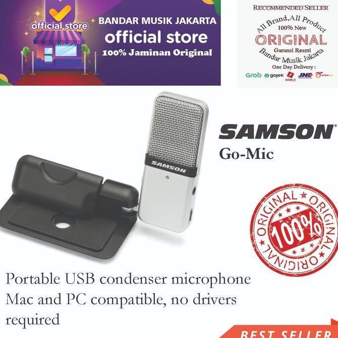 Jual SAMSON Go Mic USB Microphone Portable Condenser untuk Laptop PC | Shopee Indonesia