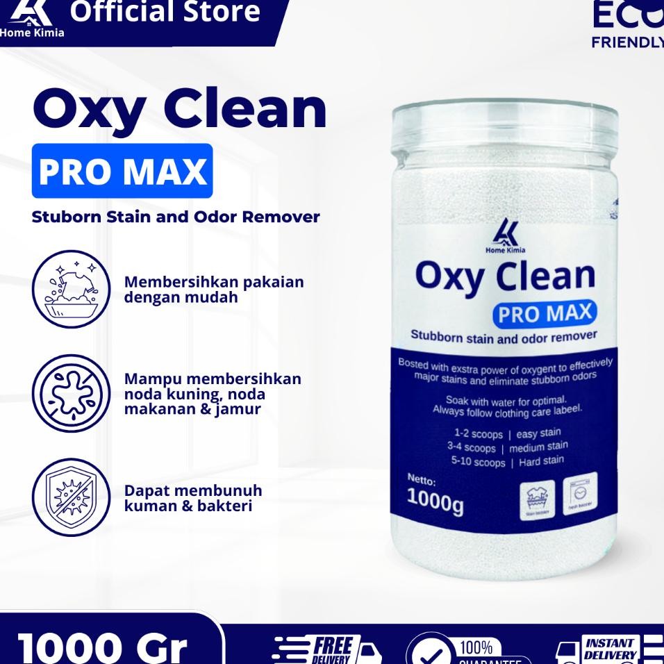Jual Home Kimia Oxy Clean Pro Max Pemutih Pakaian Penghilang Noda ...