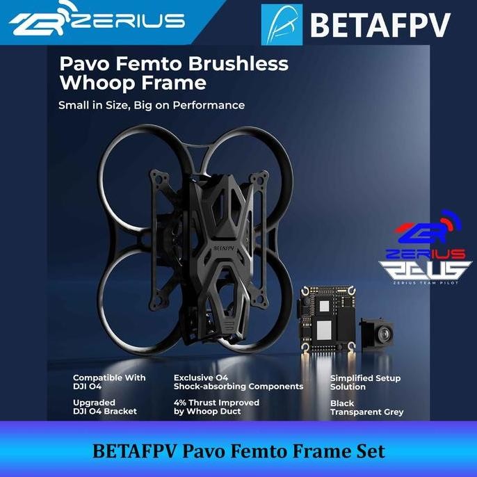 Jual ready BETAFPV Pavo Femto Frame Set Whoop Frame Kit Pavo Femto ...