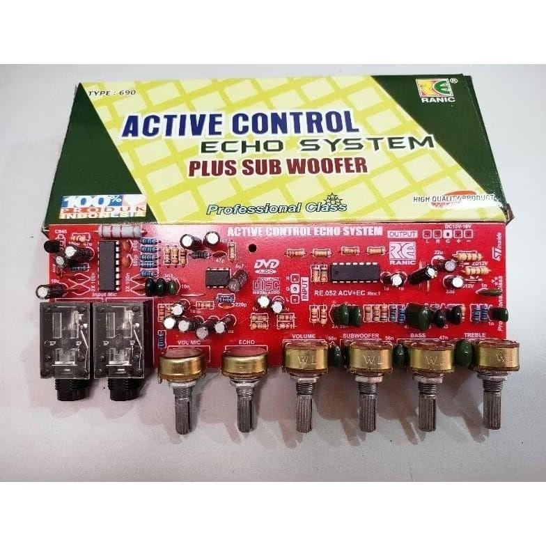 Jual Kit tone control stereo mic echo subwoofer karaoke DiM | Shopee ...
