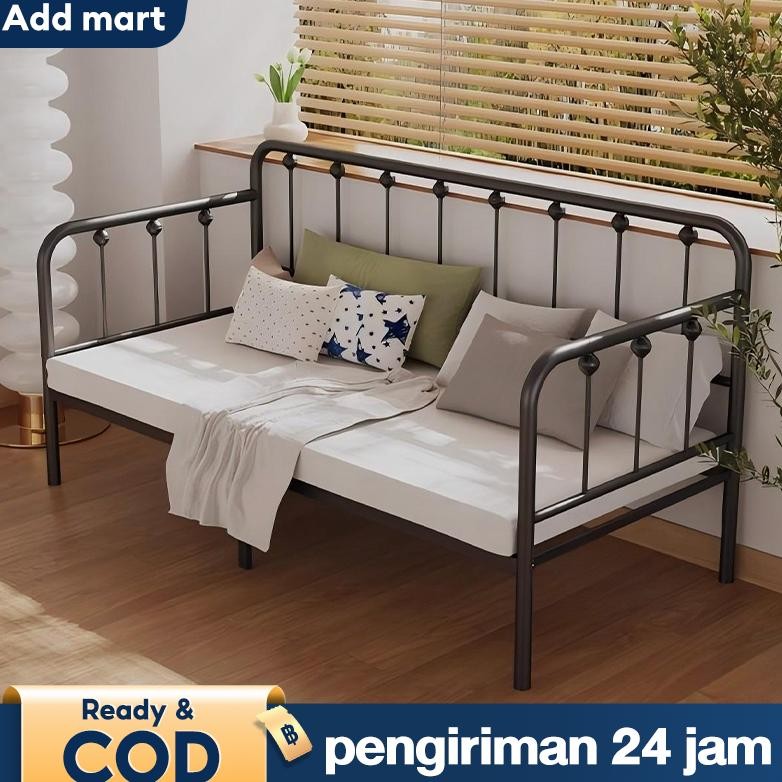 Jual Sofa Bed Daybed Dipan Sofa Besi Tatakan Divan Besi Bisu Ekonomi ...
