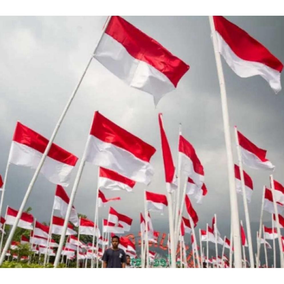 Jual Bendera Merah Putih Indonesia Ukuran 40X60 Best Seller | Shopee ...