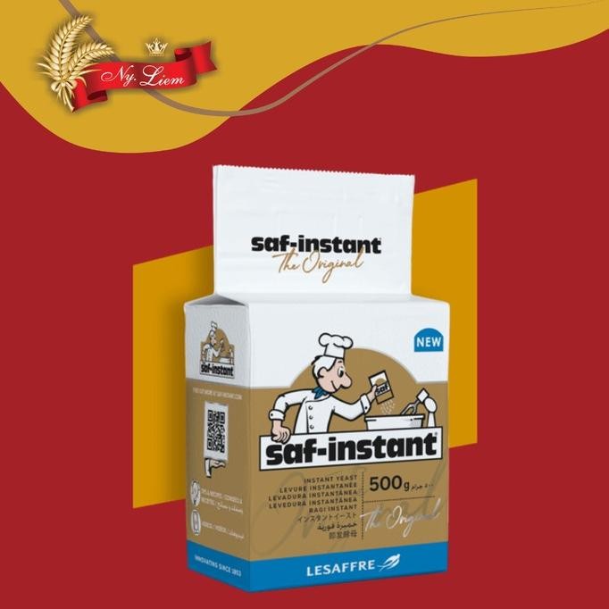 Jual SAF-INSTANT Gold Instant Dry Yeast - 500 Gram Nugi | Shopee Indonesia