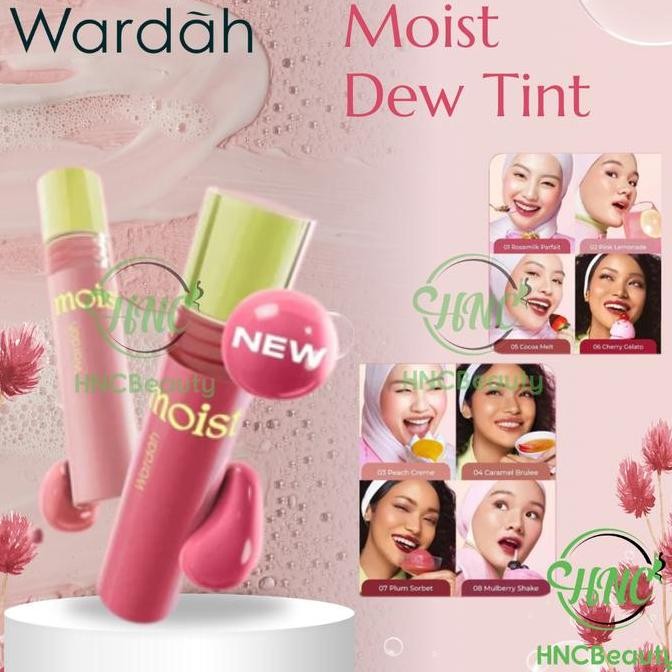 Jual WARDAH Moist Dew Tint 3gr / Liptint yang Mengadung Oatmilk dan ...