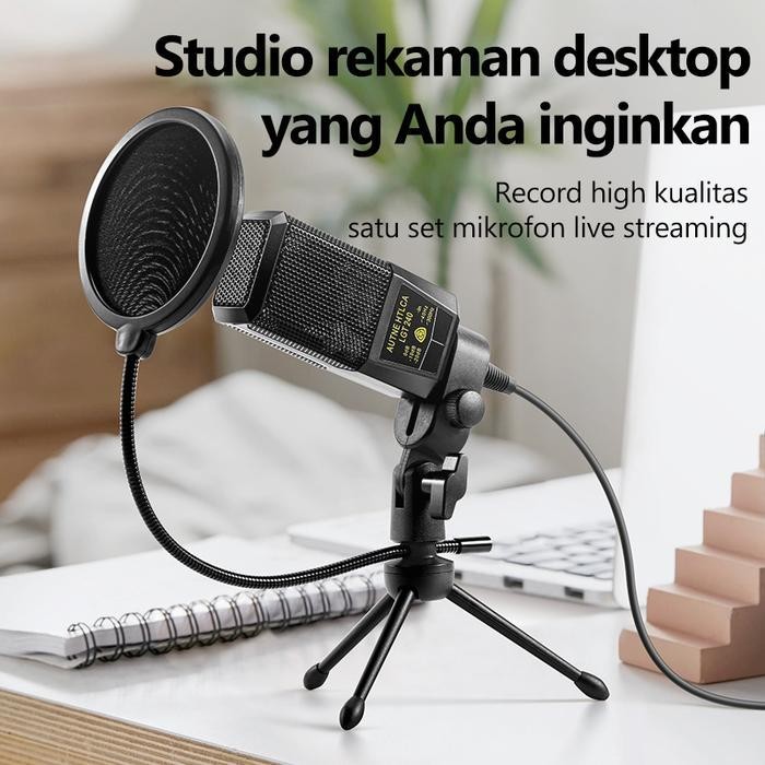 Jual Basike Us19 Mic Condenser 35Mm Kualitas Studio Untuk Podcast ...