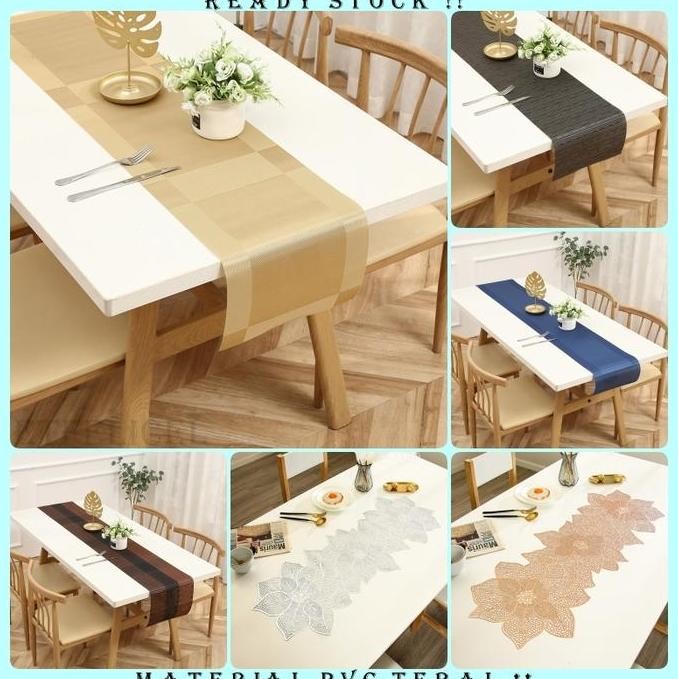 Jual unggulan shopee PVC / Taplak Meja Hiasan Meja Makan Ruang Tamu ...
