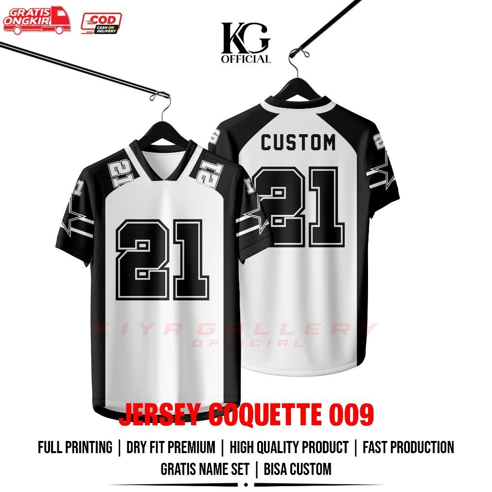 Jual Jersey Coquette Ribbon Korea FT009 Voly, Futsal, Tenis, Balet Full Printing Gratis Pasang ...