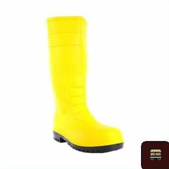 Jual KRISBOW Sepatu Safety Boot PVC Anti Slip - Kuning | Shopee Indonesia