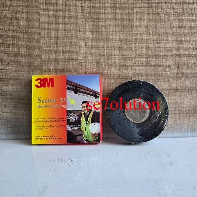 Jual 3M Isolasi Listrik Scotch 23 Rubber Splicing Tape | Shopee Indonesia