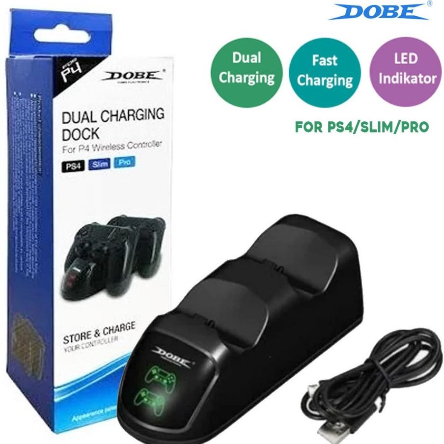 Jual Dobe Dual Charging Do P4 Lim Pro Controller Playtation 4 Charger ...