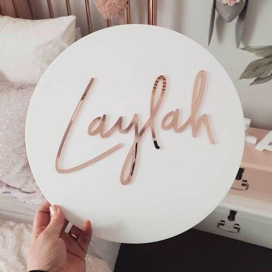 Jual Custom Pop Up Nama Akrilik Mirror Dekorasi Tulisan Acrylic Name ...