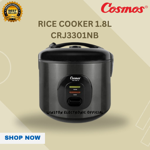 Jual COSMOS Rice Cooker Cosmos CRJ 3301NB - 1.8Liter / CRJ 3301N-B ...