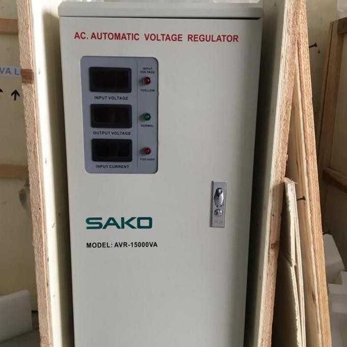 Jual STABILIZER SAKO AVR 20000 / 20KVA LED (super quality) | Shopee ...