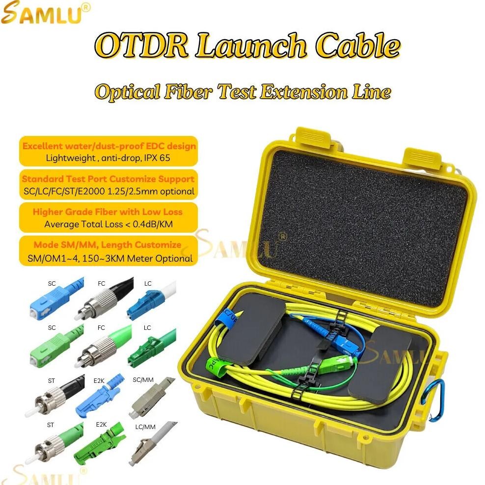 Jual 1000M Sc Lc Apc Upc Otdr Launch Cable Fiber Single Mode Otdr Test ...