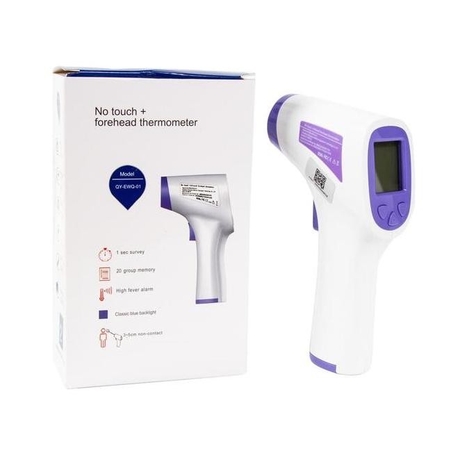 Jual Terbaru! Thermo Termometer Gun Infrared Pengukur Suhu Tembak Tipe ...