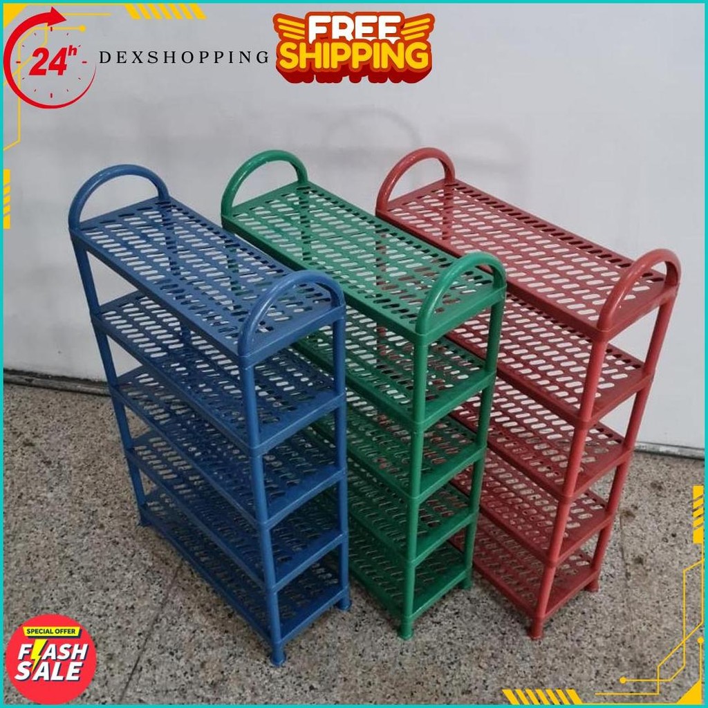 Jual Rak Sepatu 5 Susun - Rak Besar / Tempat Sandal / Rak Sepatu Kokoh ...