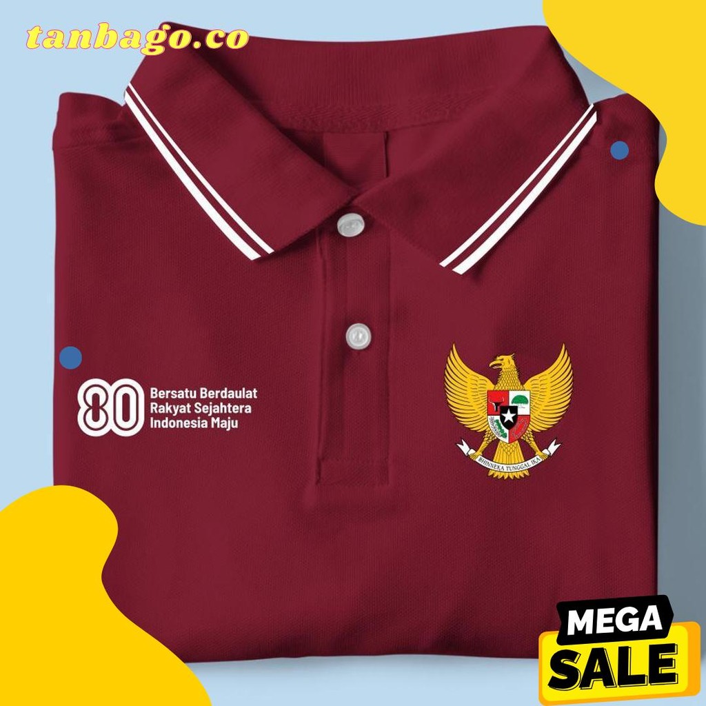 Jual Polo Garuda 80 Official Indonesia - Polo Shirt Baju Kaos Jersey ...